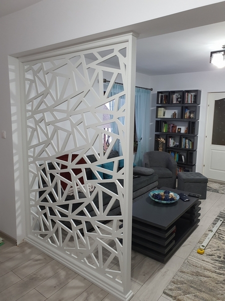 Paravan Decorativ/Despărțitor - Model Angular - Arhispec.ro!