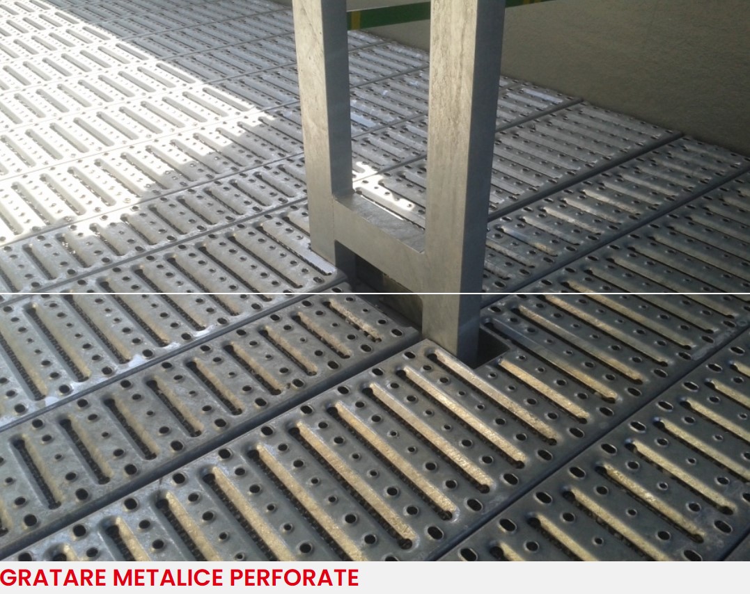 Gratare metalice perforate din profile perforate - Arhispec.ro!