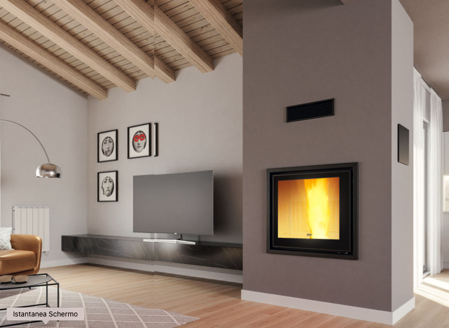 TERMOSEMINEU CU PELLETI CENTRALA A+ PRIMO 30 WI FI - 30 KW - Arhispec.ro!