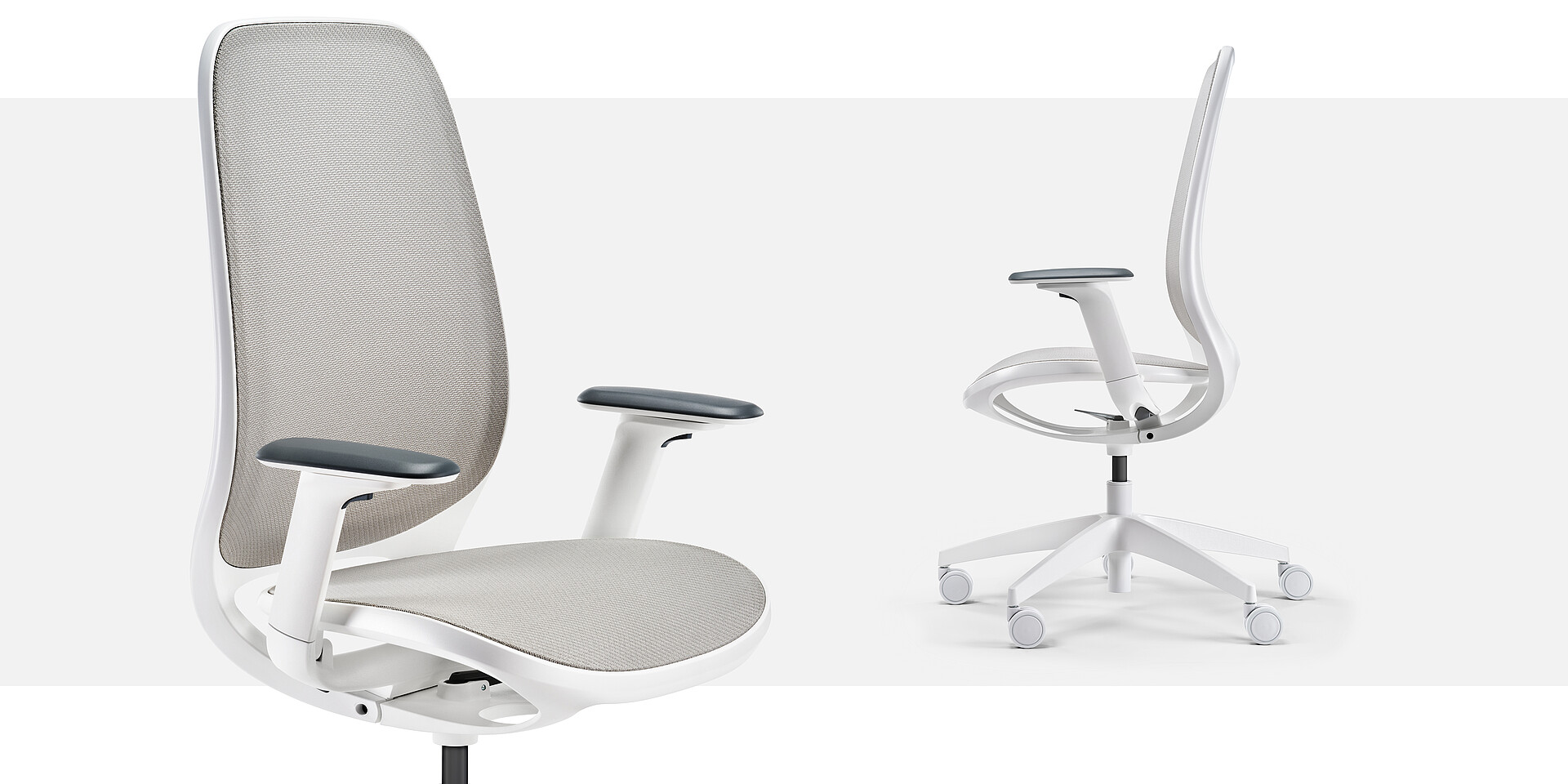 Scaun pivotant hibrid cu design ușor - se:air - Scaun birou, scaune de ...